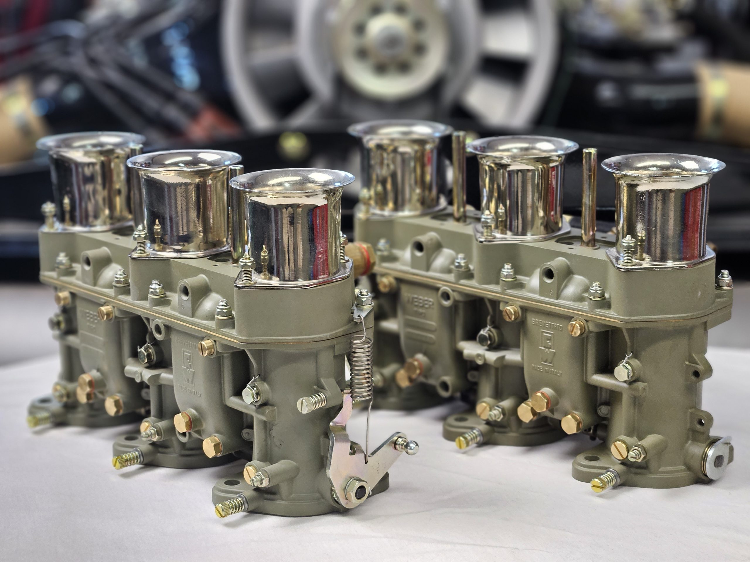 Weber 40 IDTP Restored Carburetor Set for Sale "Sold" - Klassik ATS